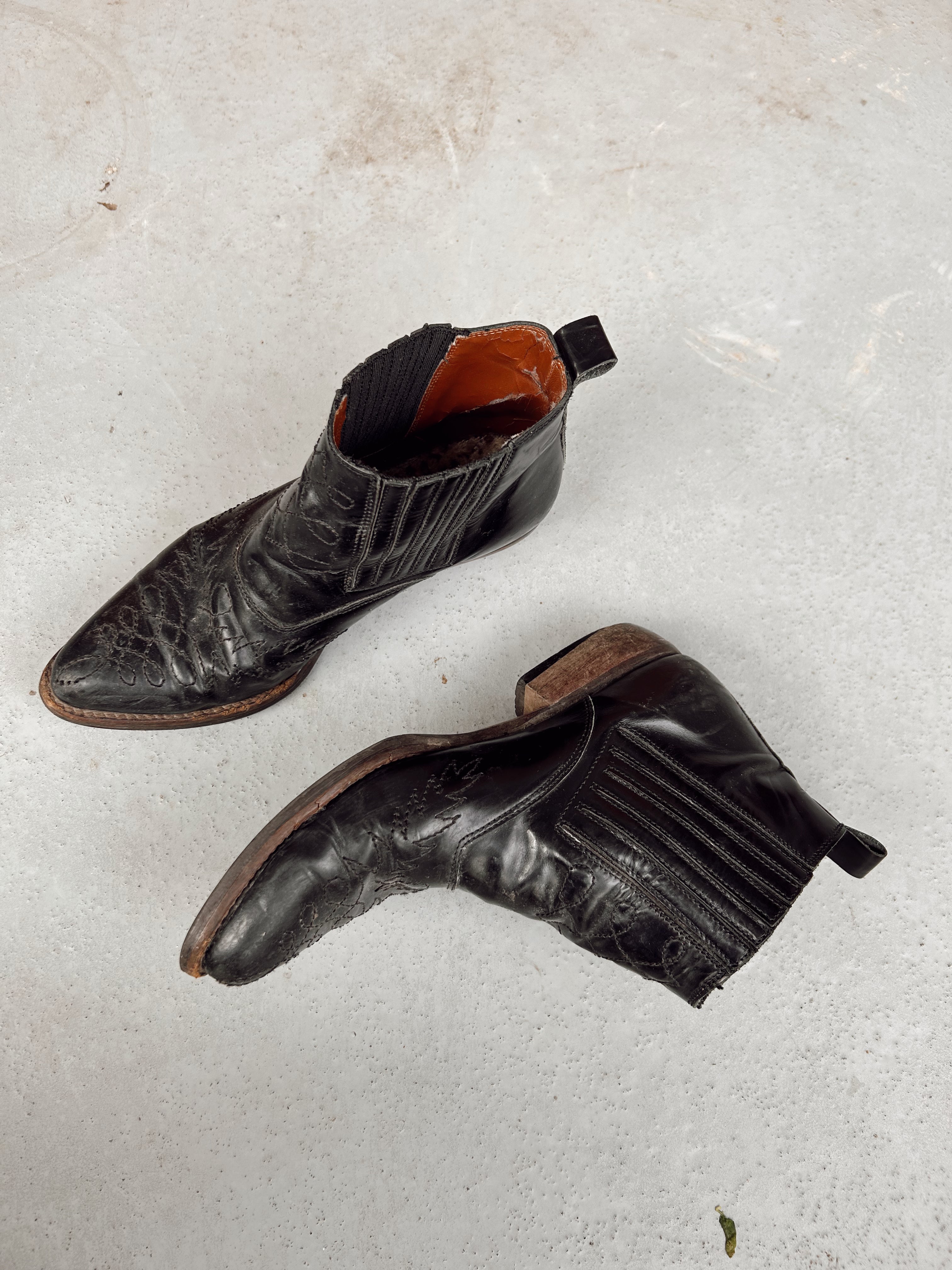 Vintage Western Ankle Boots – Thread Lightly Vintage